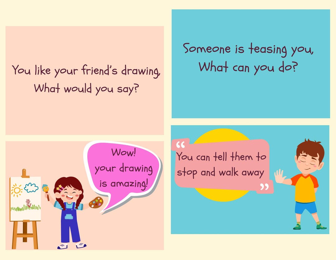 10 Social Skills Role-playing Cards for Kids - Printable Toolkit for ...