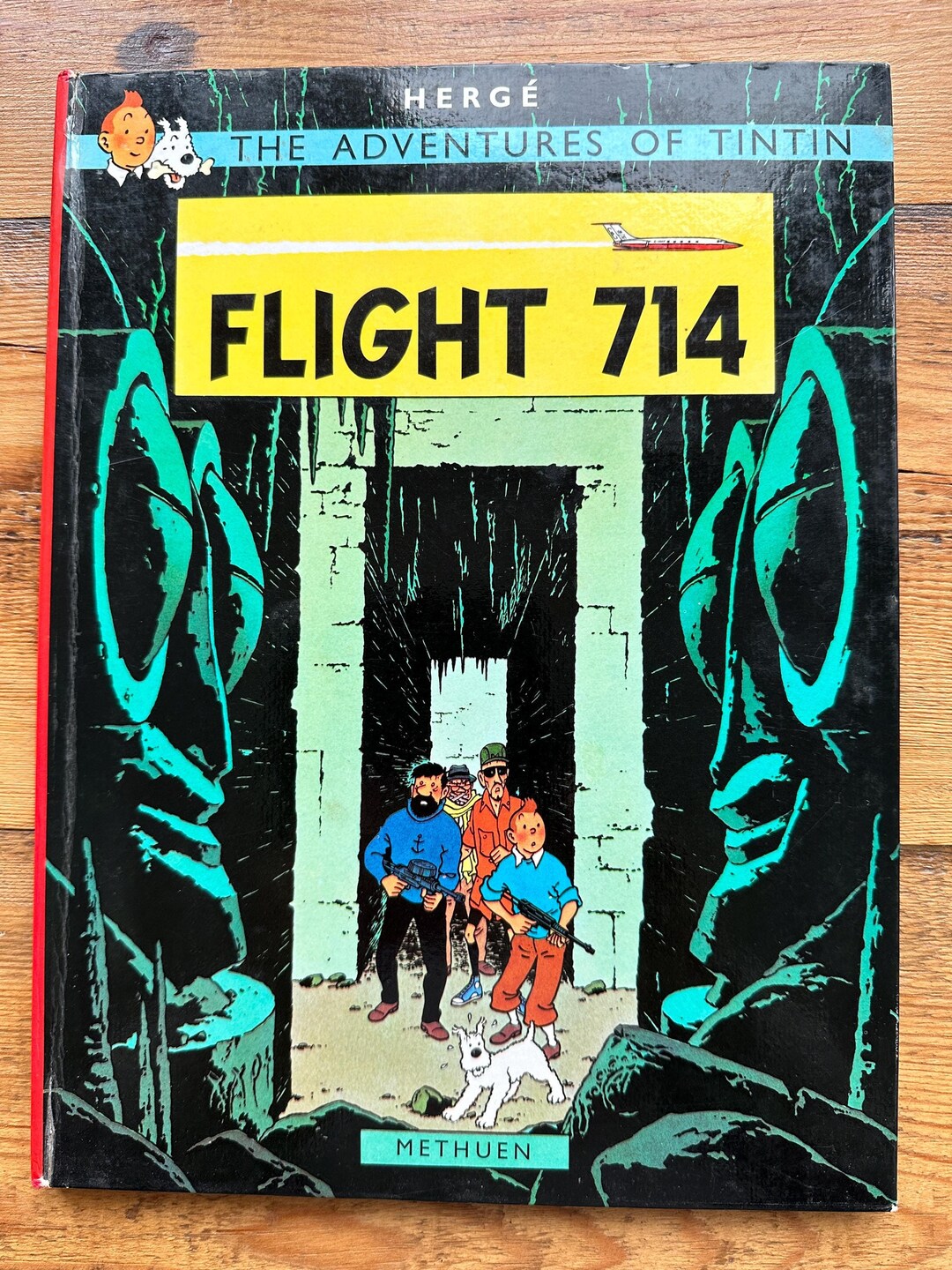 TINTIN Original Animation Art and Herge Signed Flight 714 - Etsy