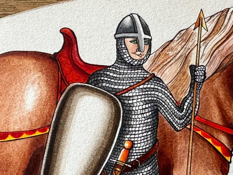 Norman Knight Illustration Art for a Children’s Book - Etsy