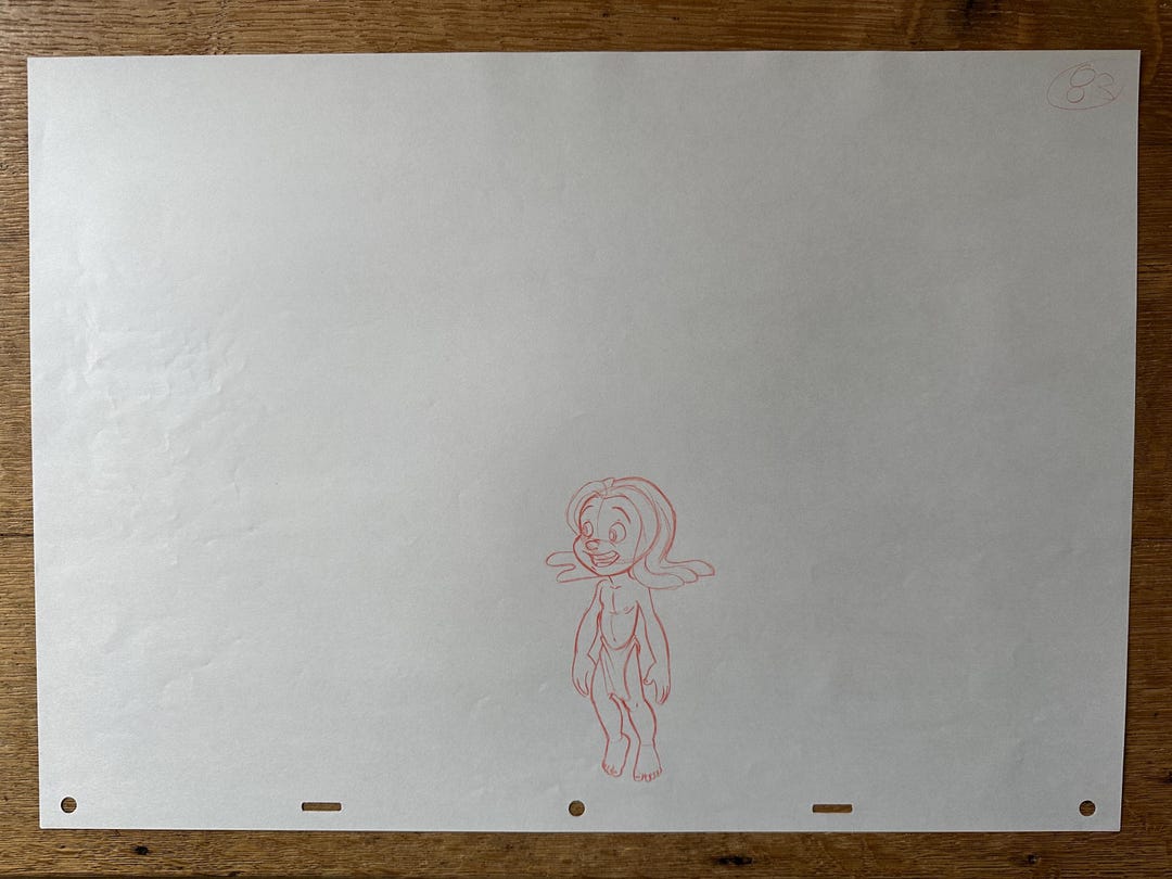 Tarzan II Animation Cel - Young Tarzan - Disney 2005 - Etsy