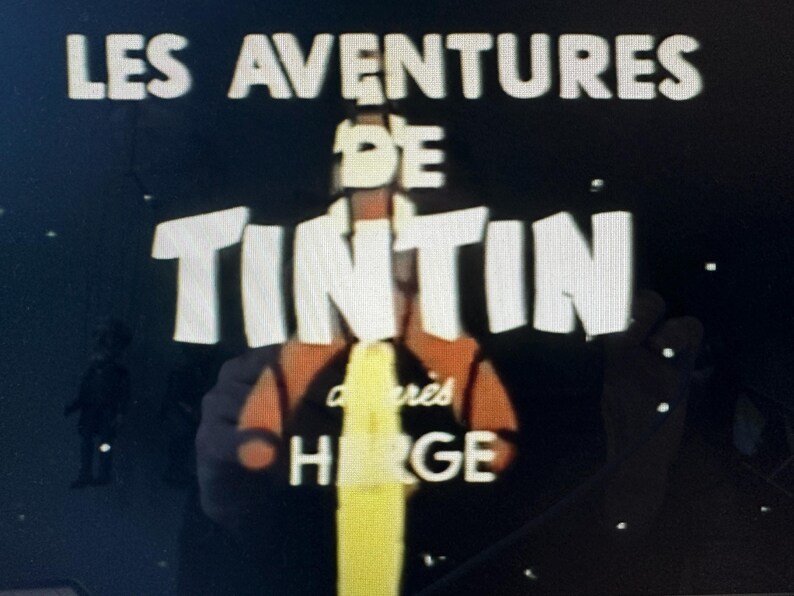Herge's Tintin Animation Art - Jurgen - Destination Moon - Etsy