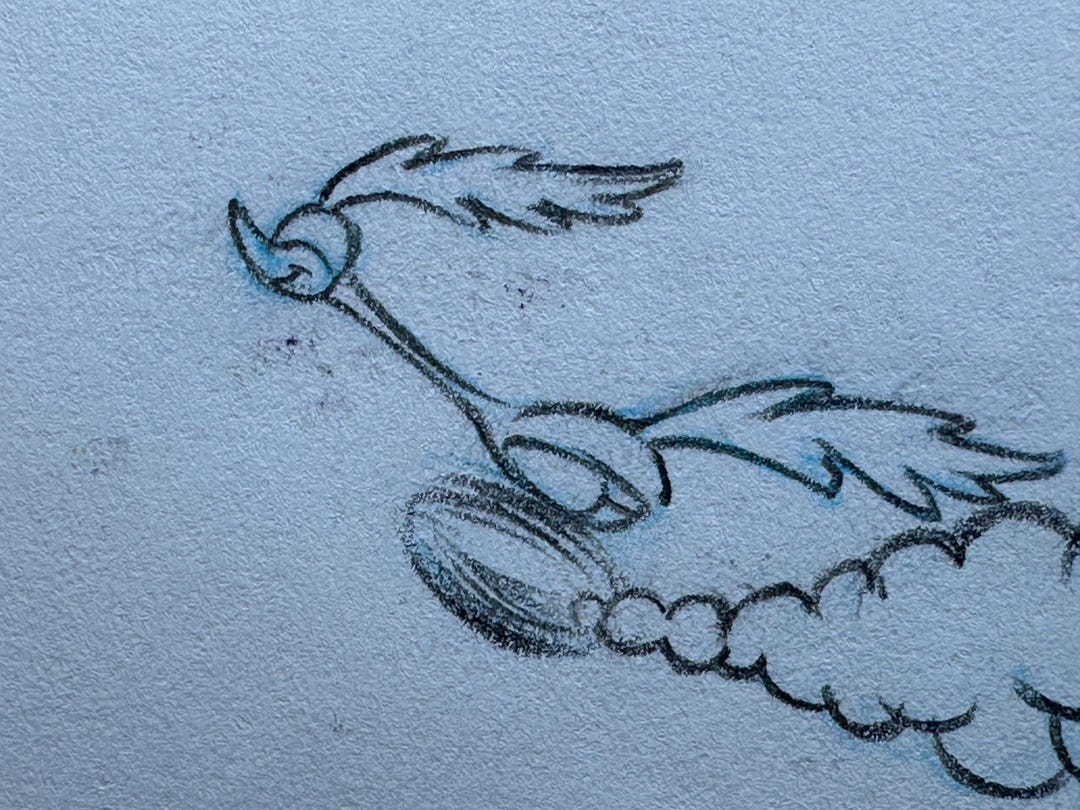 Warner Brothers Road Runner Hand-drawn Production Drawing - Etsy