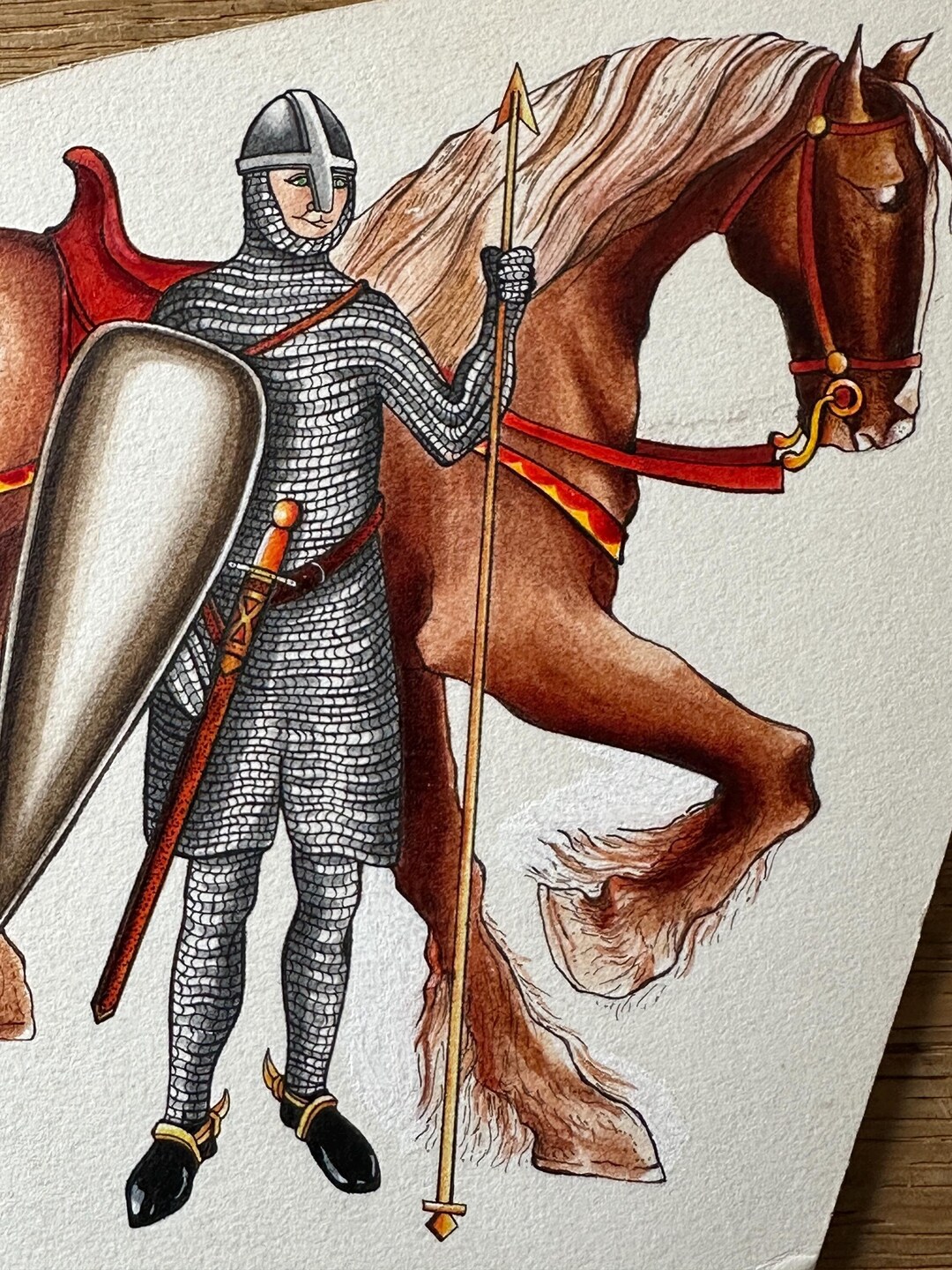 Norman Knight Illustration Art for a Children’s Book - Etsy