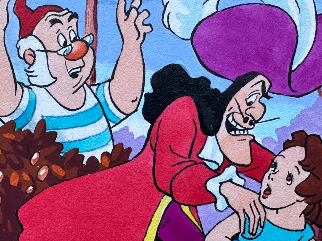 DISNEY - Disneyland Comic, Comic Strip Illustration - Peter Pan ...