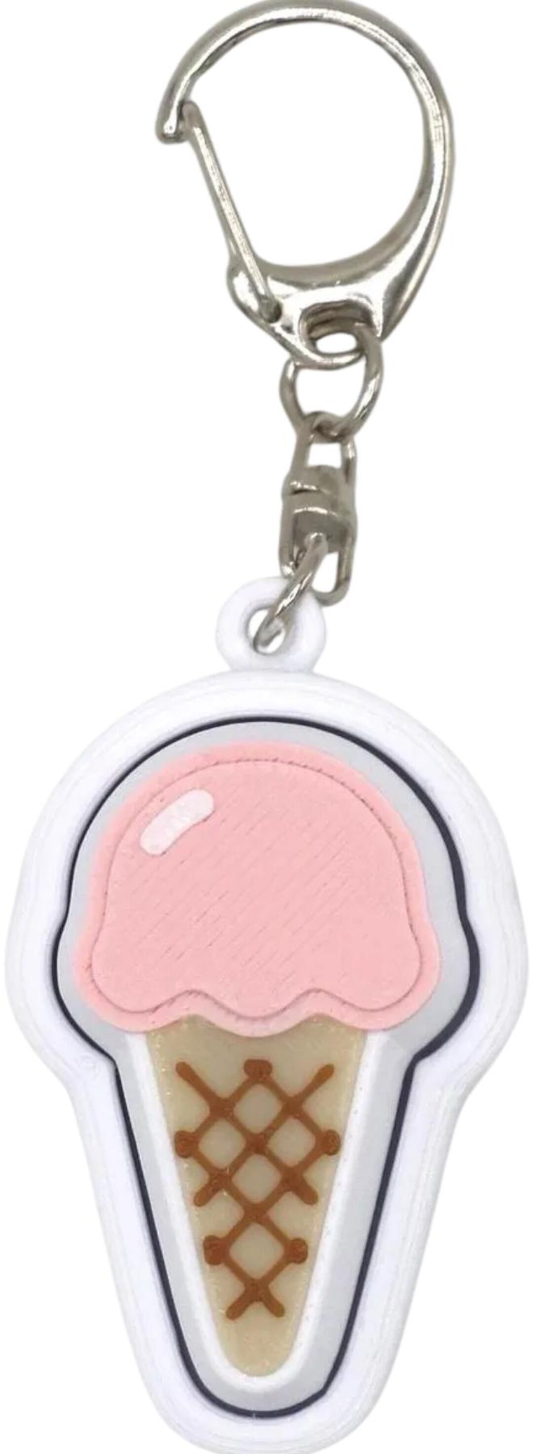Ice Cream Fidget Clicker Keychain Portable Sensory Toy for Focus ...
