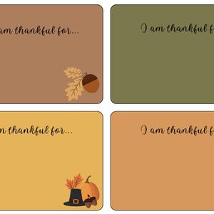 Thanksgiving Printable Gratitude Cards | DIY Thanksgiving Activity for ...