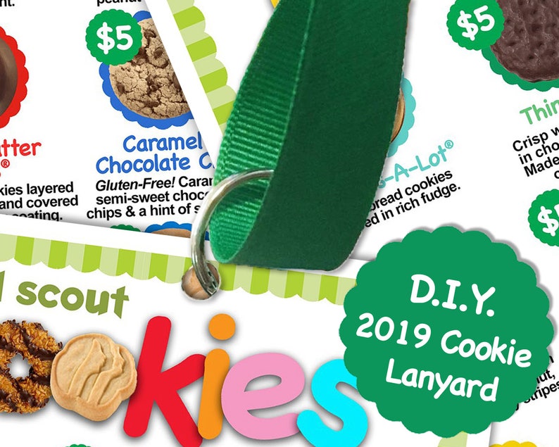 2020 ABC Girl Scout LANYARD Cookie Price List All Cookies 5.00 - Etsy