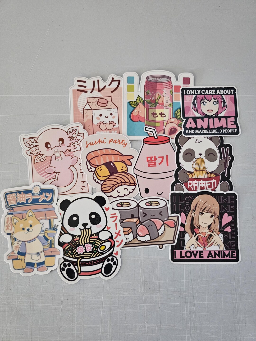 Kawaii Japanese Vinyl Sticker Pack Laminated and Waterproof - Etsy