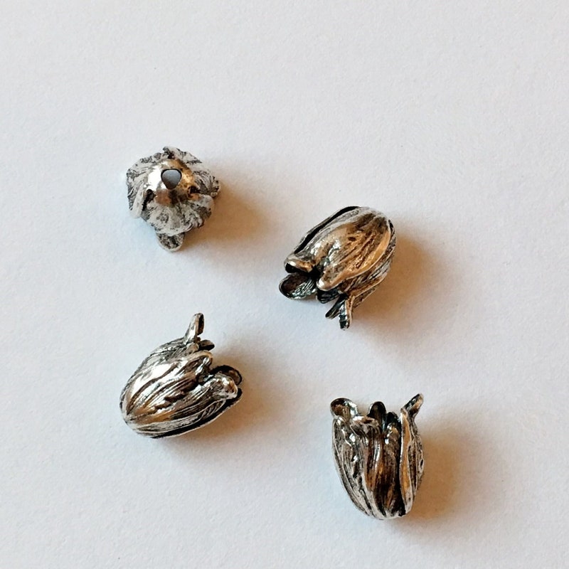 Tulip Bead Caps - Etsy