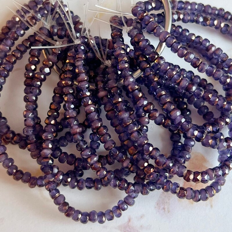 Crystal Rondelle - Etsy