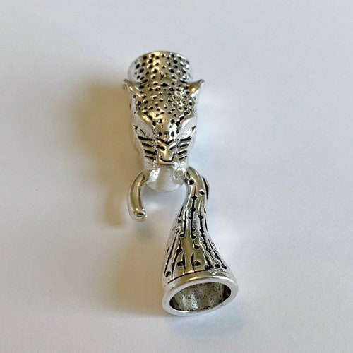 Kumihimo Snake End Cap Hook and Eye Set Silver - Etsy