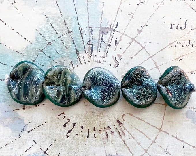 Seashell Beads by Unicorne Beads Borosilicate Glass With - Etsy