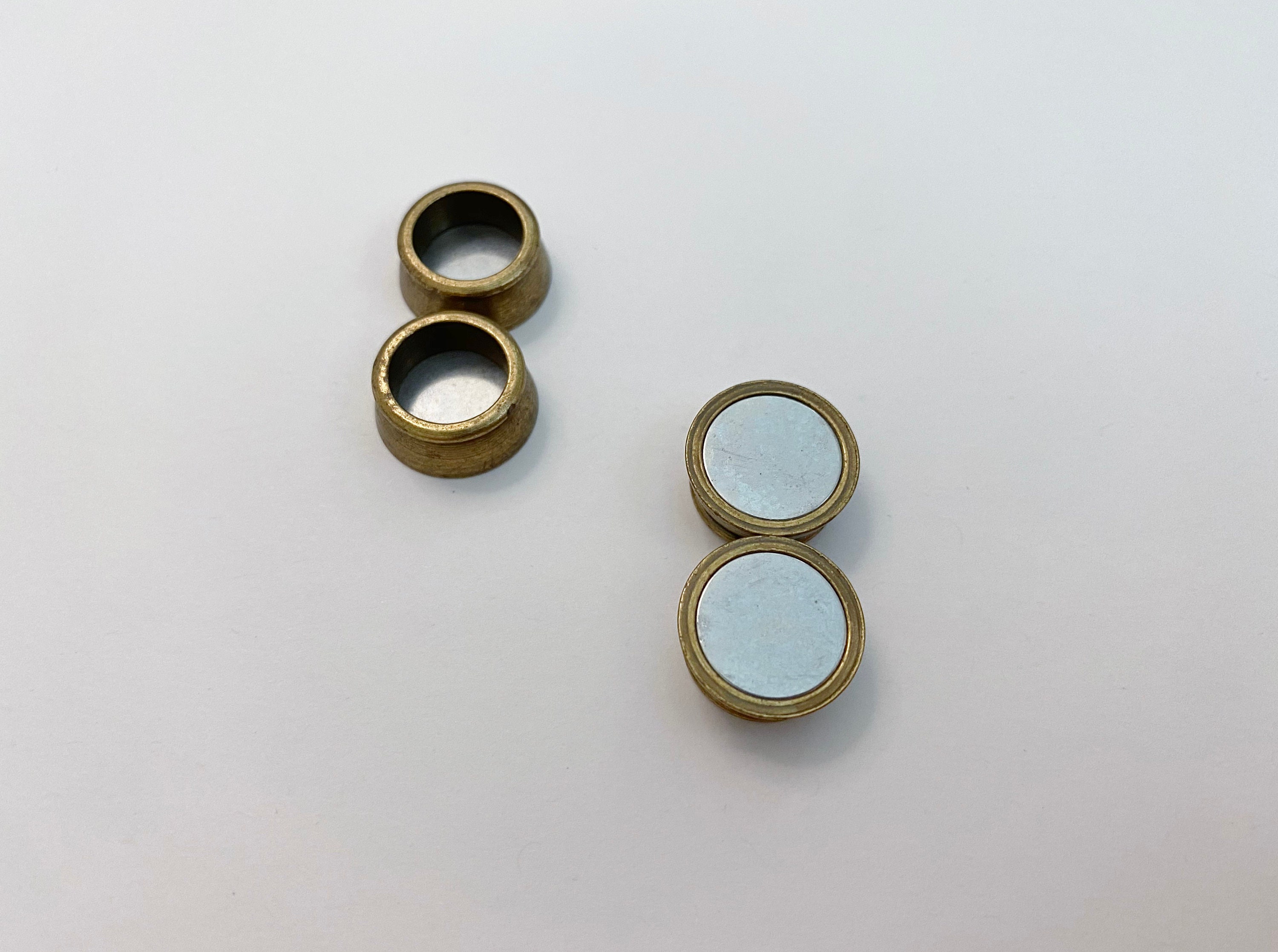 Antique Brass Magnetic Clasp Extremely Strong Magnet 10mm | Etsy