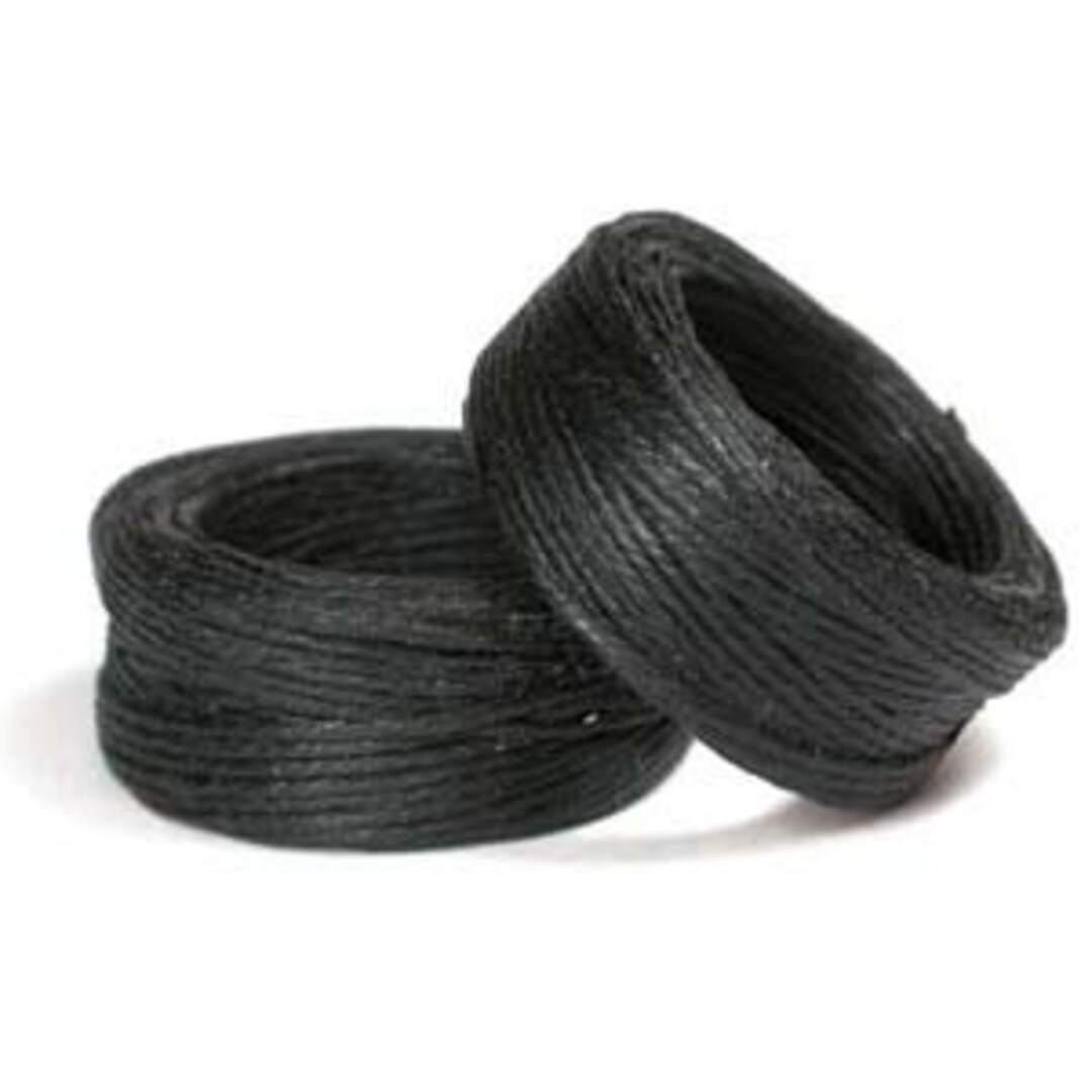 Black Waxed Linen Cord, 10 Yards, 4 Ply Wax Cord, Made in Taiwan - Etsy