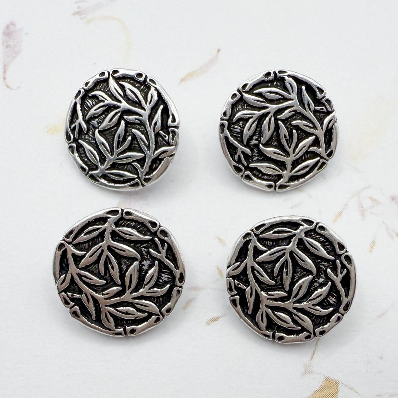 Pewter Buttons - Etsy
