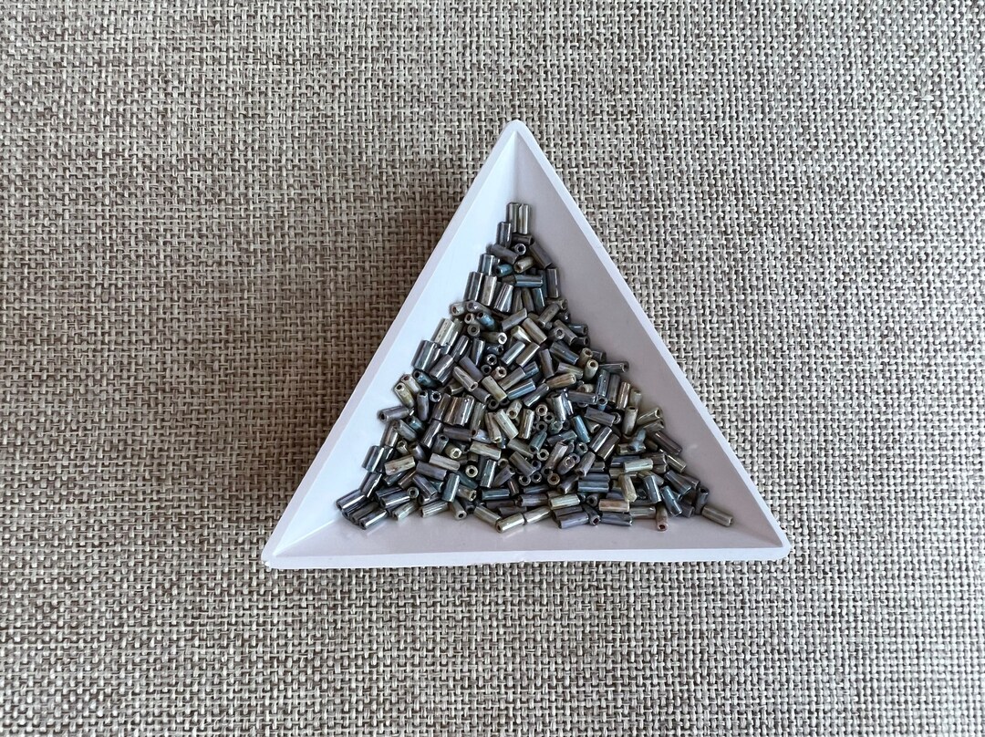 Aged Alabaster Picasso Bugle Mix #2 Bugle Beads, Size 2 Bugle Beads ...