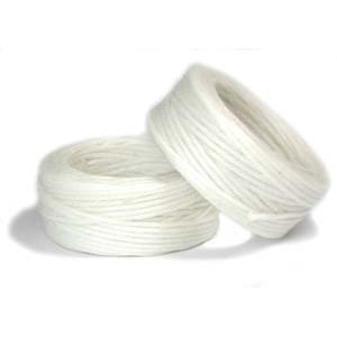 White Waxed Linen Cord 10 Yards 4 Ply Wax Cord Made in - Etsy