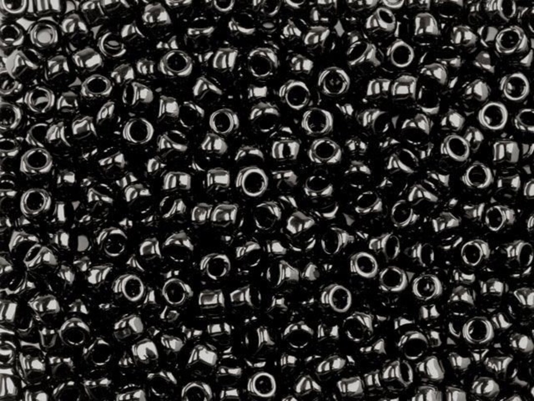 TOHO Opaque Jet Seed Beads: Size 8/0, 22 Grams - Etsy