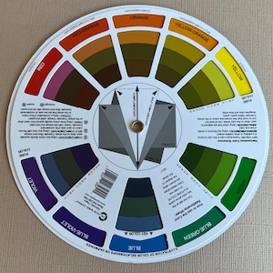 Rainbow Color Wheel: Pick, Point, and Match - 5.5" Diameter - Etsy