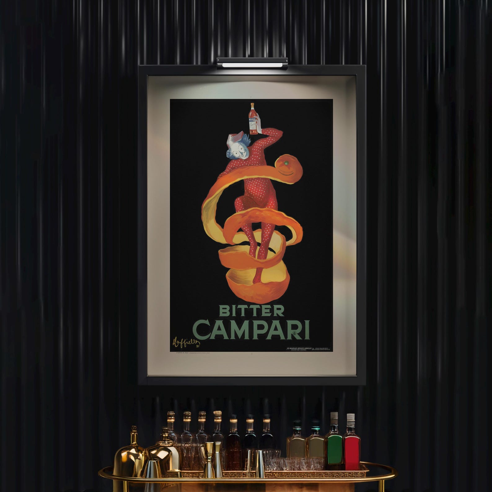 Vintage Bar Decor | Instant Digital Download Liquor Poster | Cappiello ...