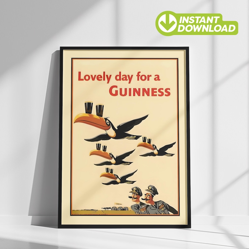 Guiness Beer Bird - Etsy