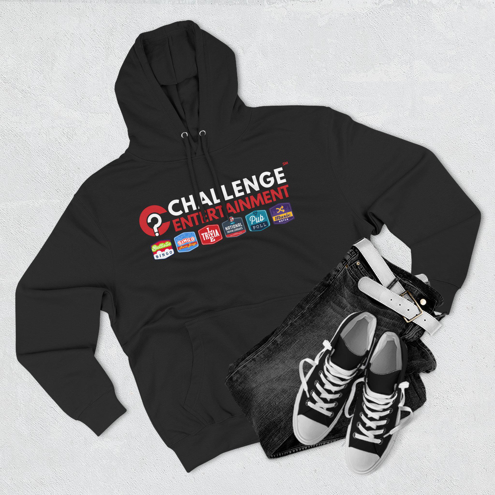 Challenge Entertainment | Icons + Logo Pullover - Etsy