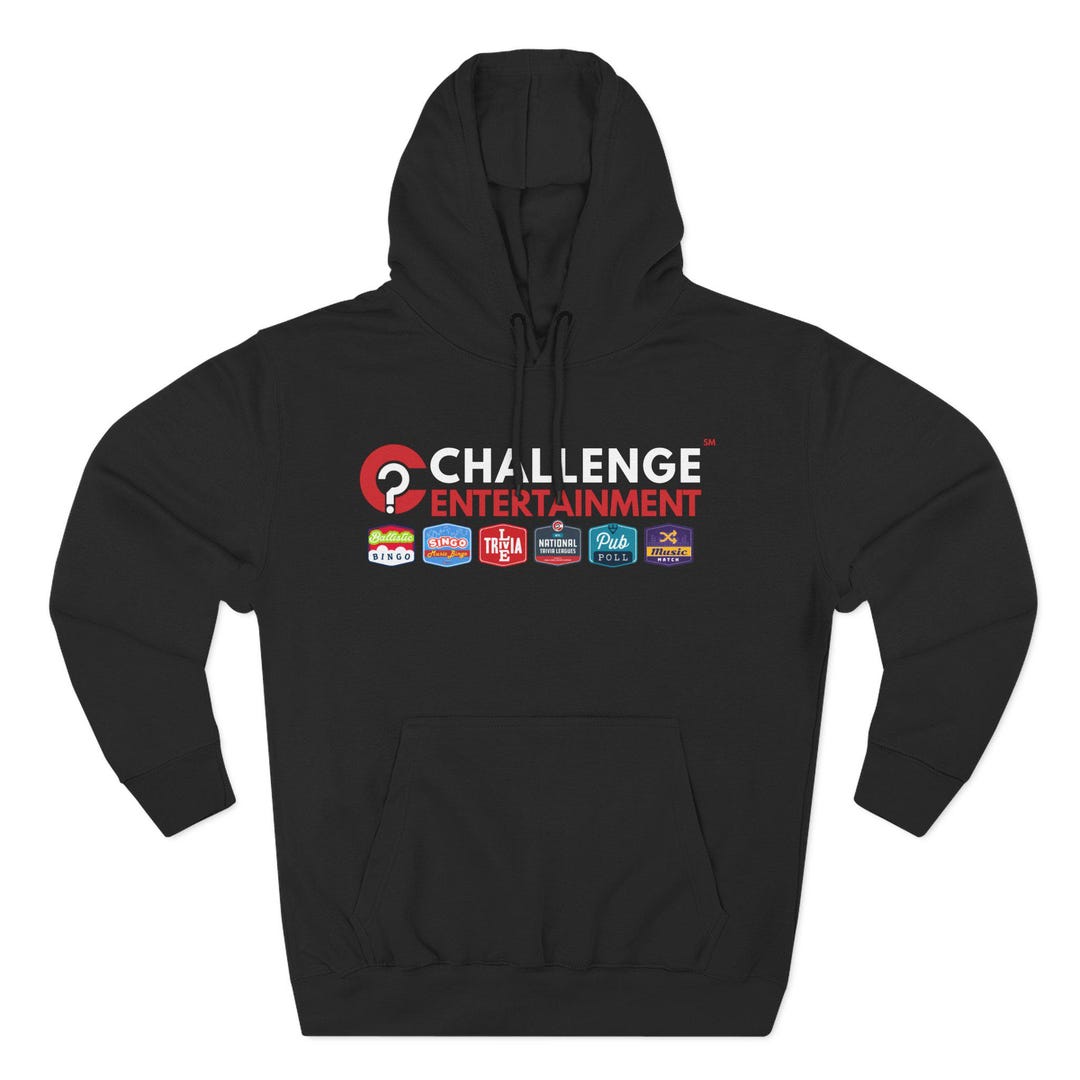 Challenge Entertainment | Icons + Logo Pullover - Etsy