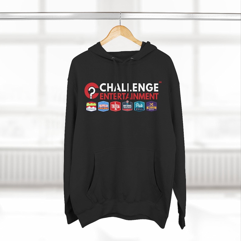 Challenge Entertainment | Icons + Logo Pullover - Etsy