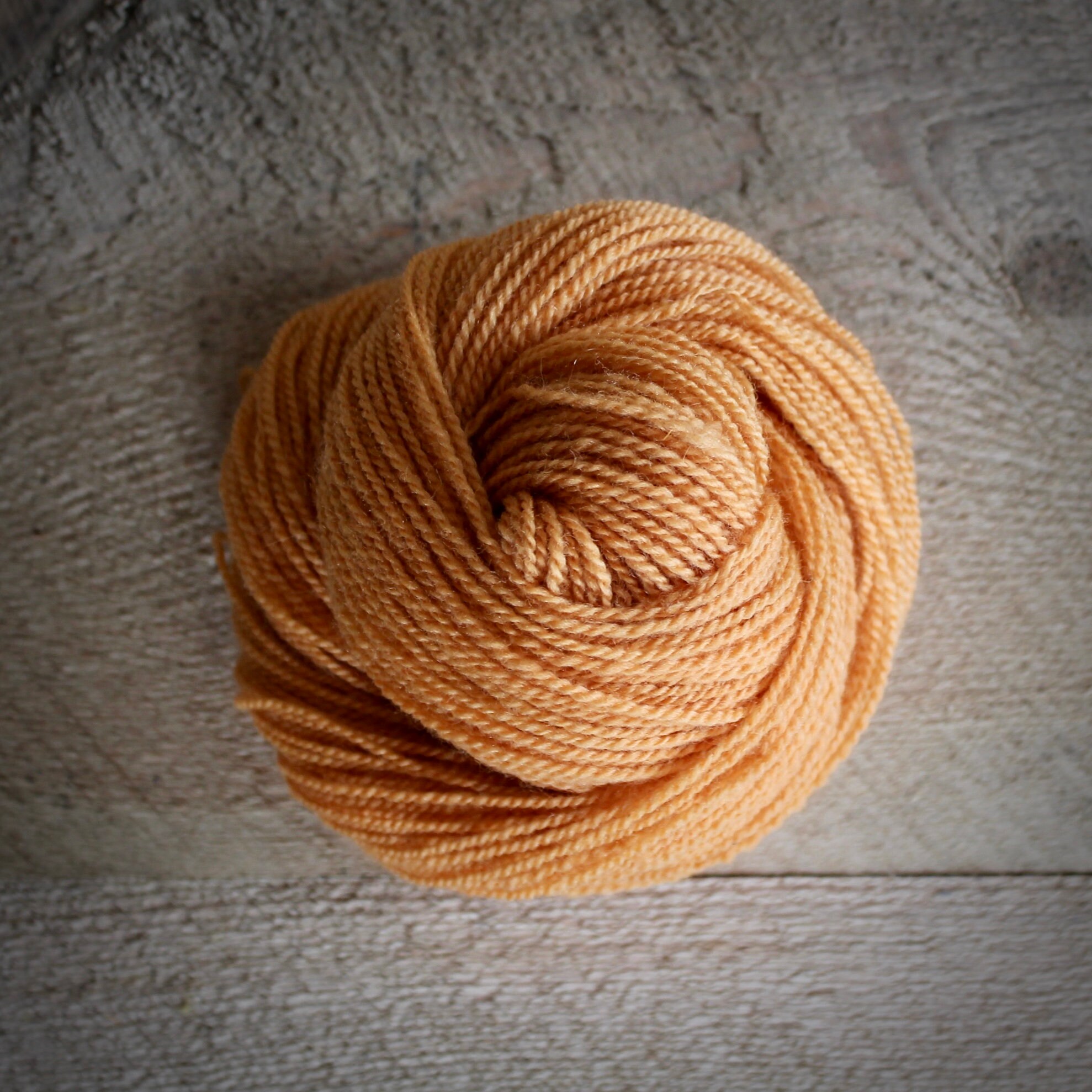 Roubaix Wool's flower Naturally Dyed Yarn 2-ply Fingering Wt. CVM Wool ...