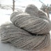 Handspun Yarn CVM Wool/angora 2-ply Fingering Wt. Silver Gray Plus Free ...