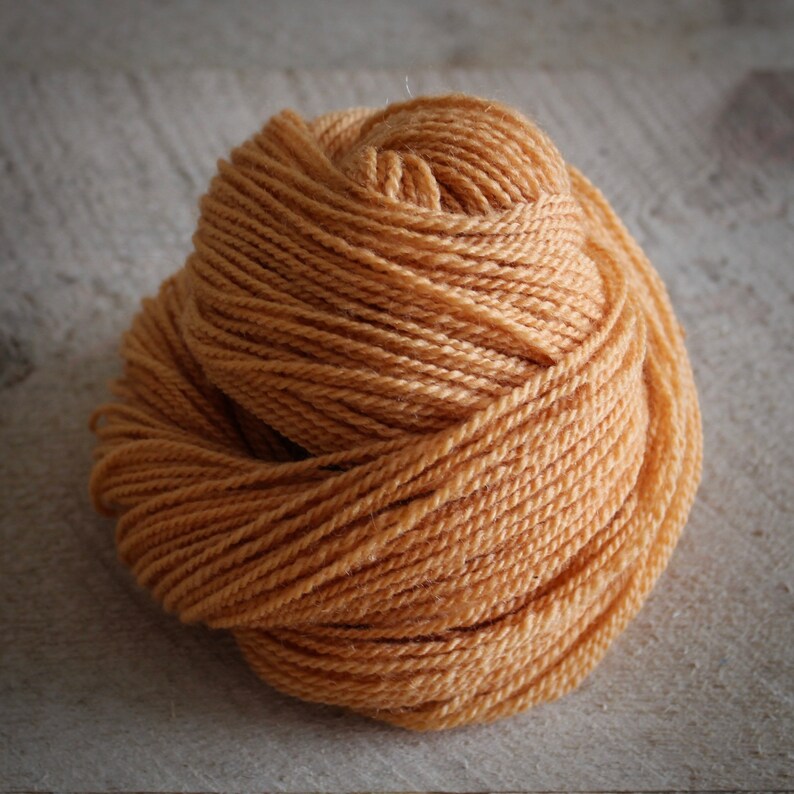 Roubaix Wool's "flower" - Naturally Dyed Yarn - 2-ply Fingering Wt ...