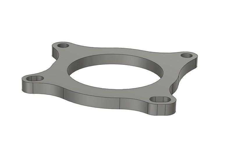 Exhaust Turbo Flange DXF File - VW, Seat, Audi, Skoda - Etsy