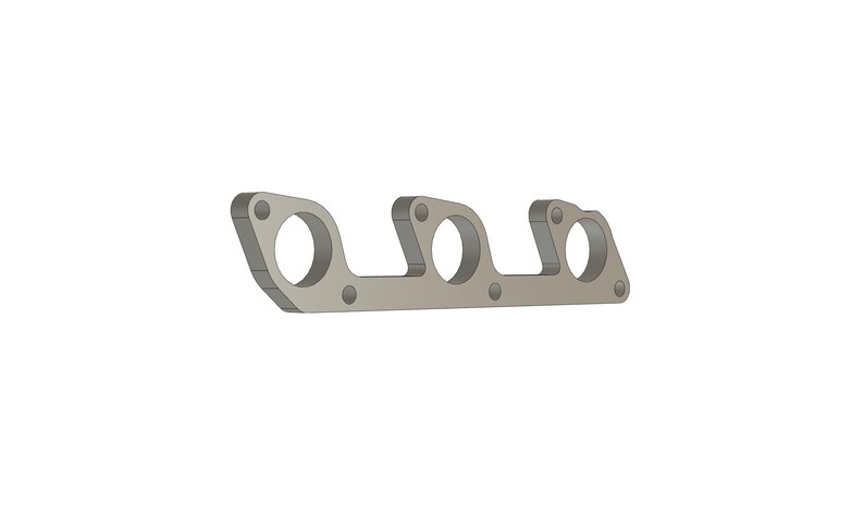 Ford V6 Exhaust Header Flange DXF | Digital Cut File | Header ...