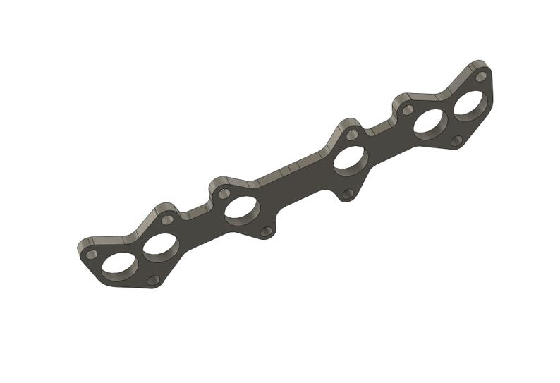Toyota 1JZ GTE Vvti Exhaust Manifold Flange | CNC Dxf File - Etsy