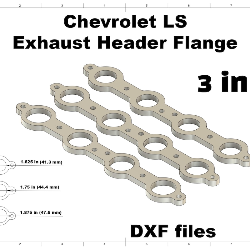 Ls Engine Dxf Files - Etsy
