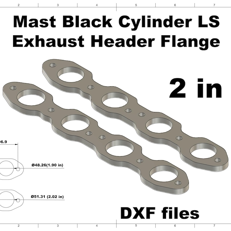 Ls Engine Dxf Files - Etsy