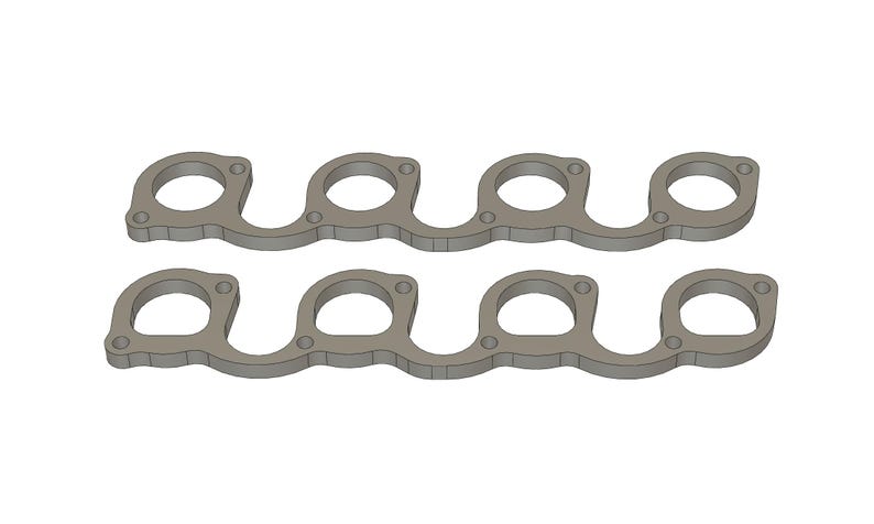 Ford SBF SC1 Header Flange DXF File | Small Block Ford Exhaust Manifold ...