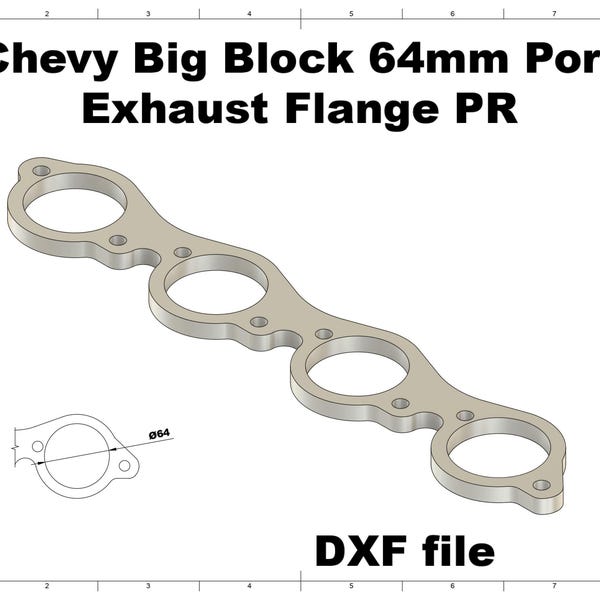 Ls Engine Dxf Files - Etsy