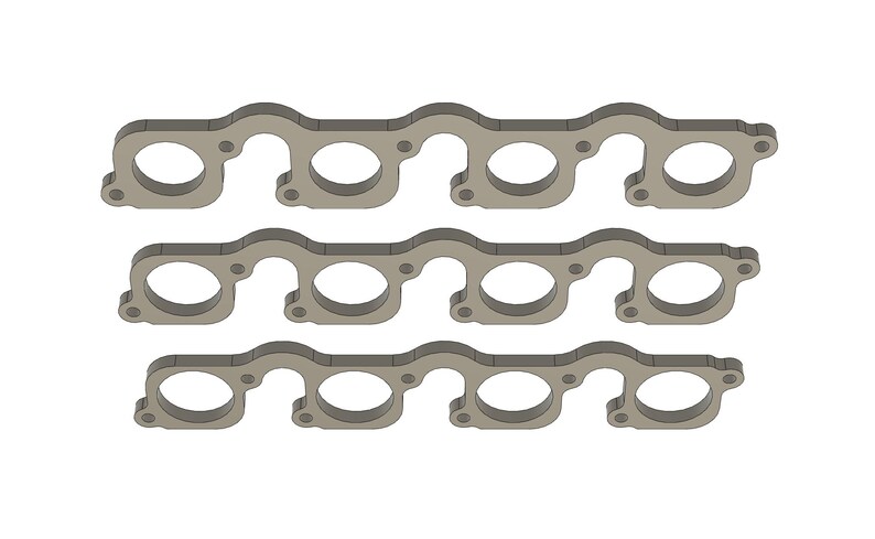 Ford BBF Profiler Header Flange DXF Files | Big Block 2.000 / 2.250 / 2 ...
