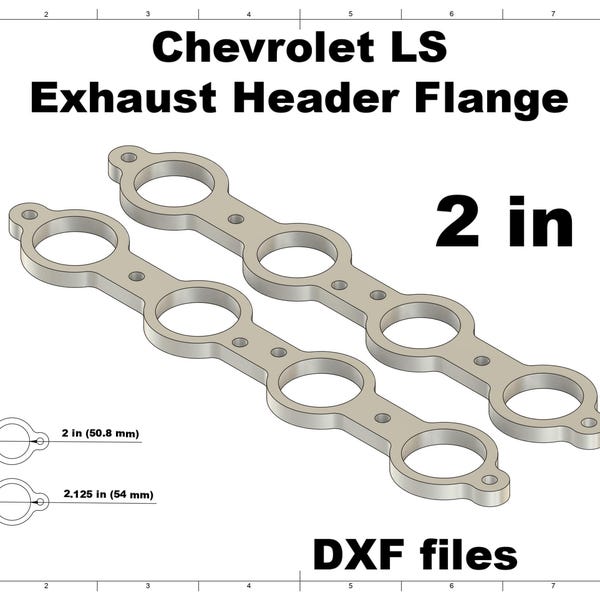 Ls Engine Dxf Files - Etsy