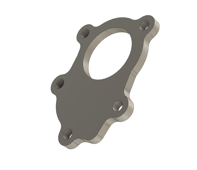 Subaru Turbo 63mm Flange CAD File (DXF) - Etsy