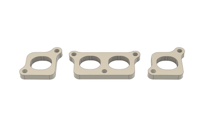 SBC Chevrolet 350 Header Flange DXF File | AFR Cylinder Heads - Etsy