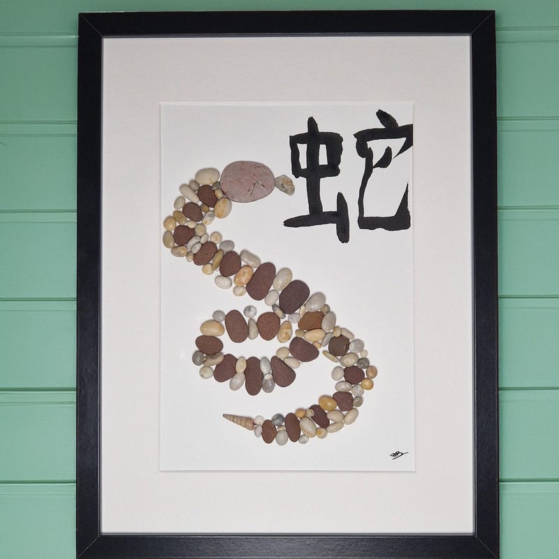 Pebble Artwork - Etsy