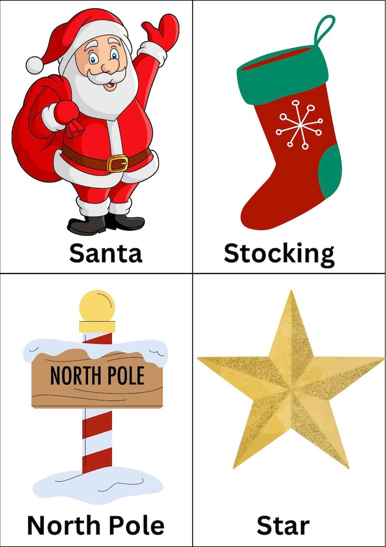 Christmas Bingo Game Printable Activity for Care Homes, Families ...