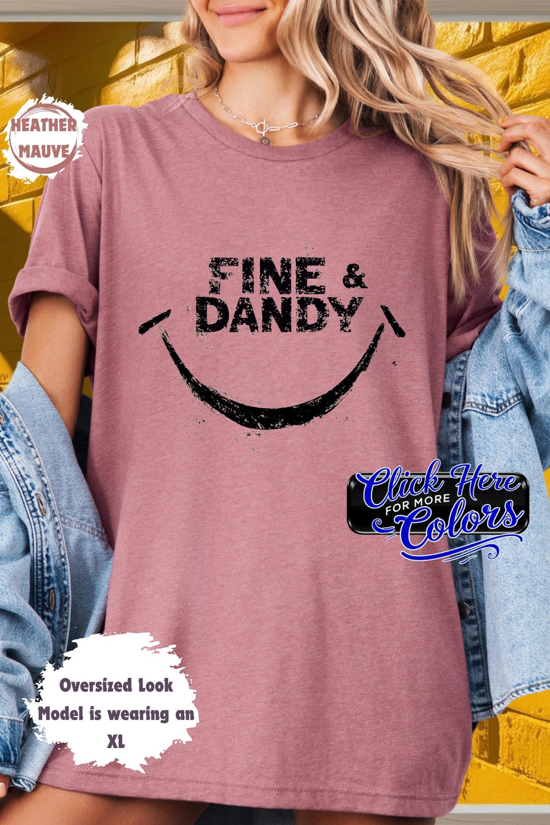 Fine and Dandy Tshirt Southern Phrases Shirt Vintage Funny Saying Tee ...