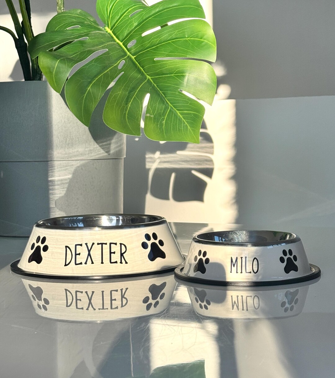 Personalized Dog Bowl - Custom Stainless Steel Pet Dish - Etsy