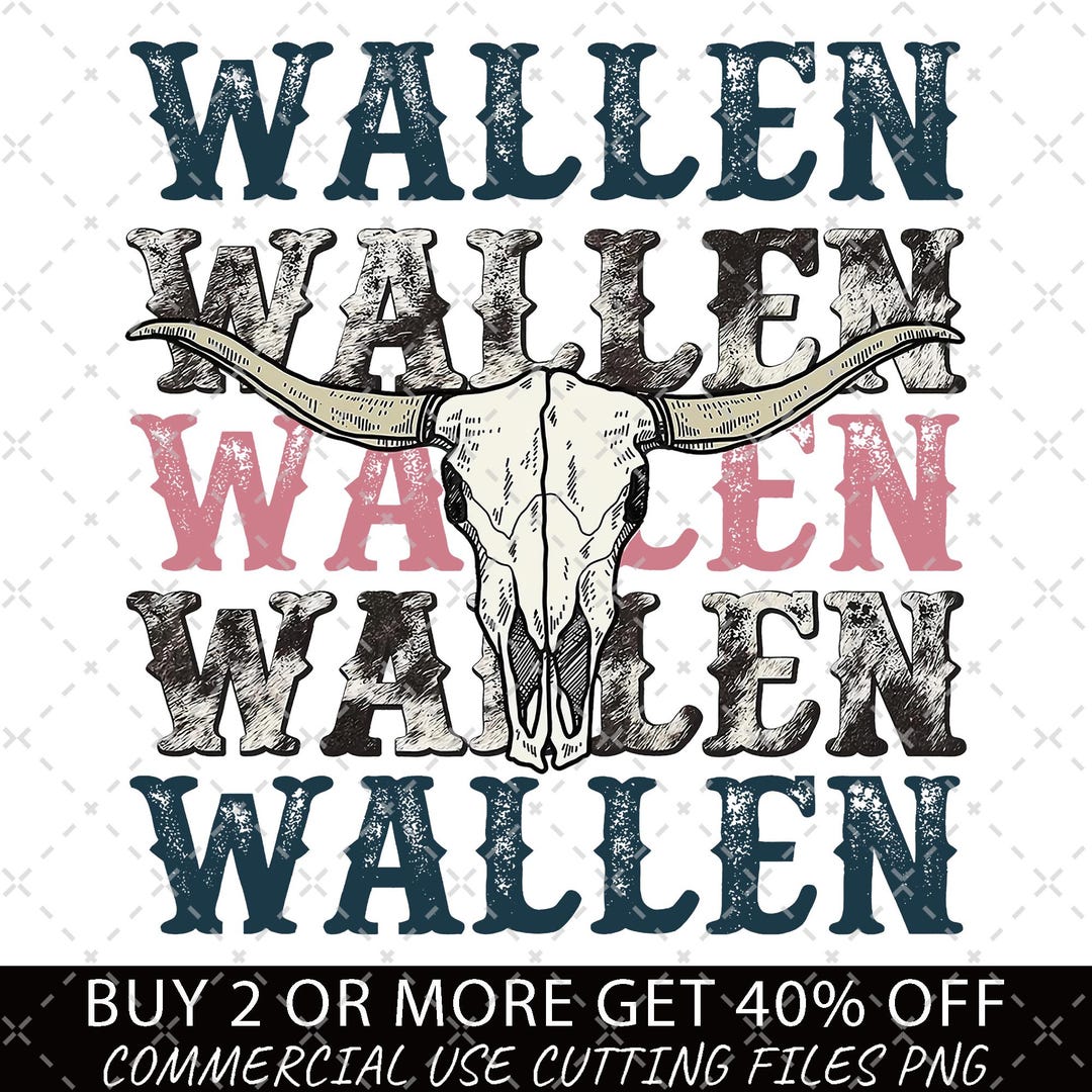 Wallen Western Png, Retro Wallen Western Png, Vintage Wallen Cowboy ...