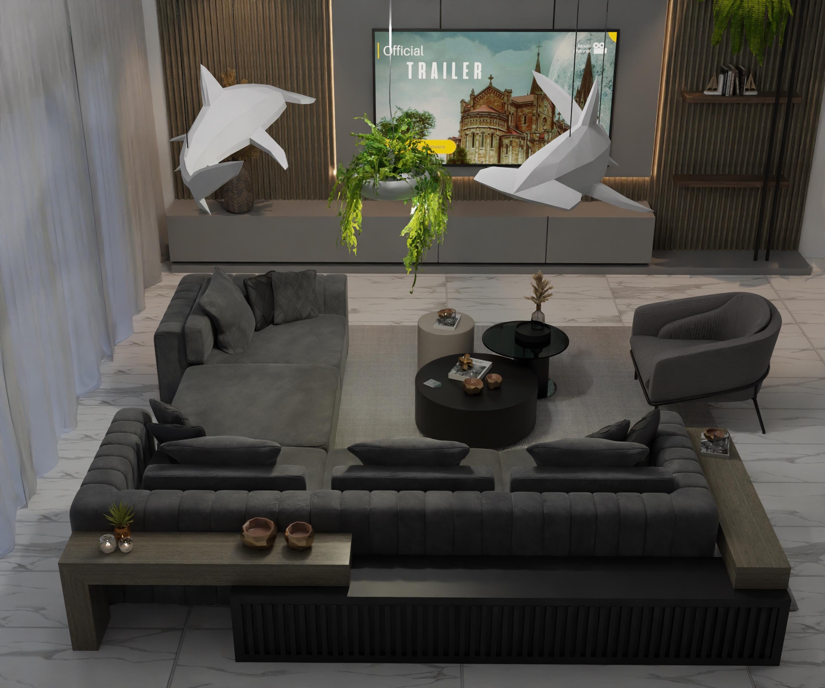 DIY Papercraft Fun and Gift Hammerhead Shark Model Printable 3D ...