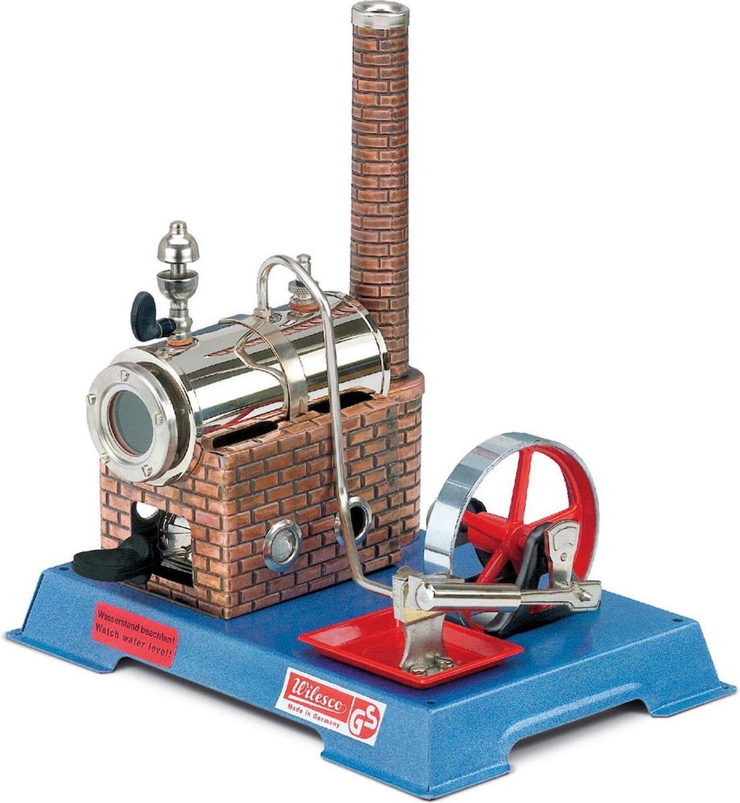 Wilesco D6 Live Steam Engine – Working German Model Toy, Brass Boiler ...