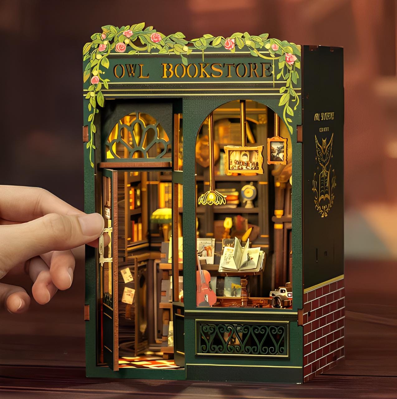 Retro DIY Book Nook Kit – Create Your Own Unique Bookshelf Decor ...